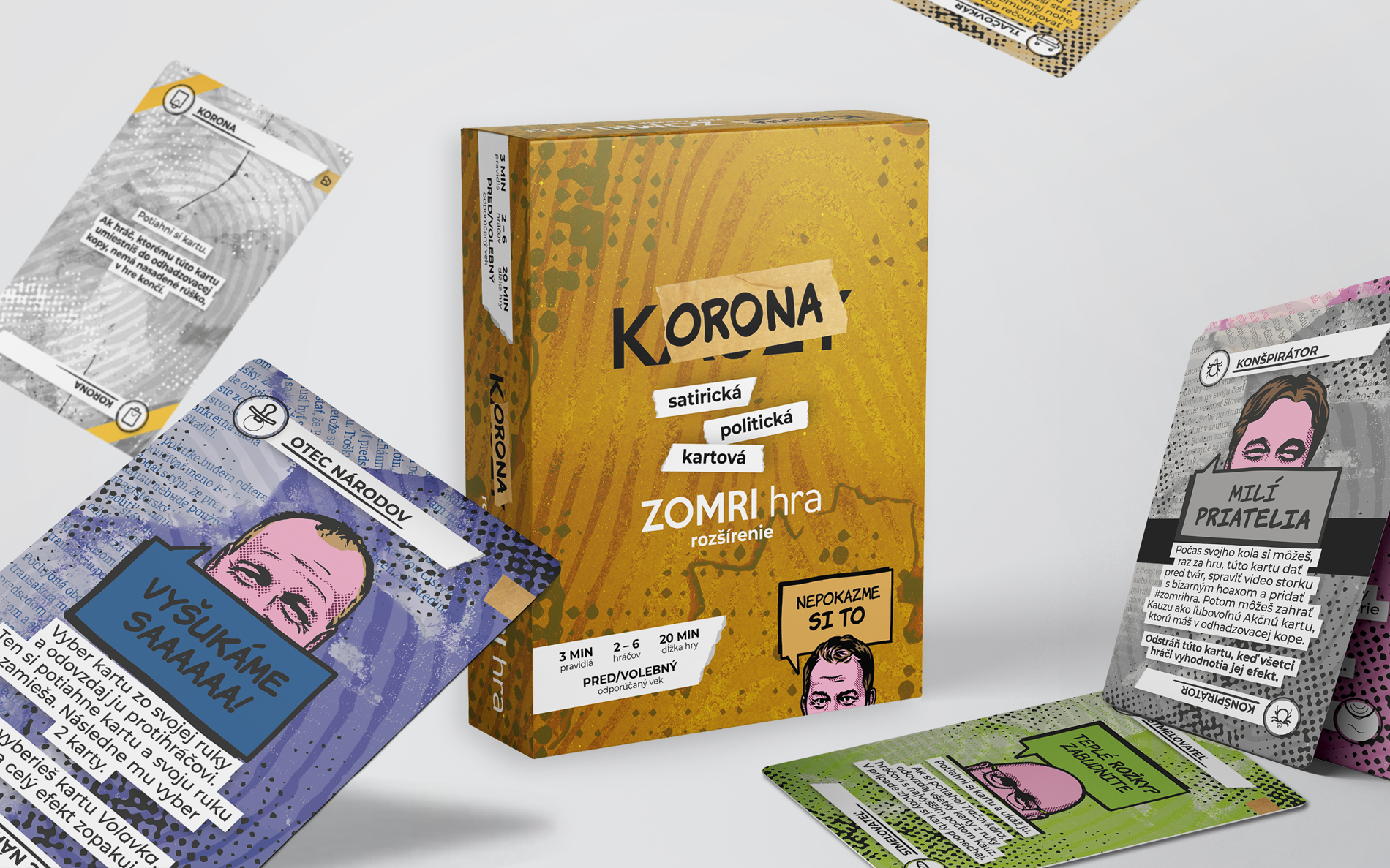 Zomri Korona - rozšírenie hry Kauzy - StartLab